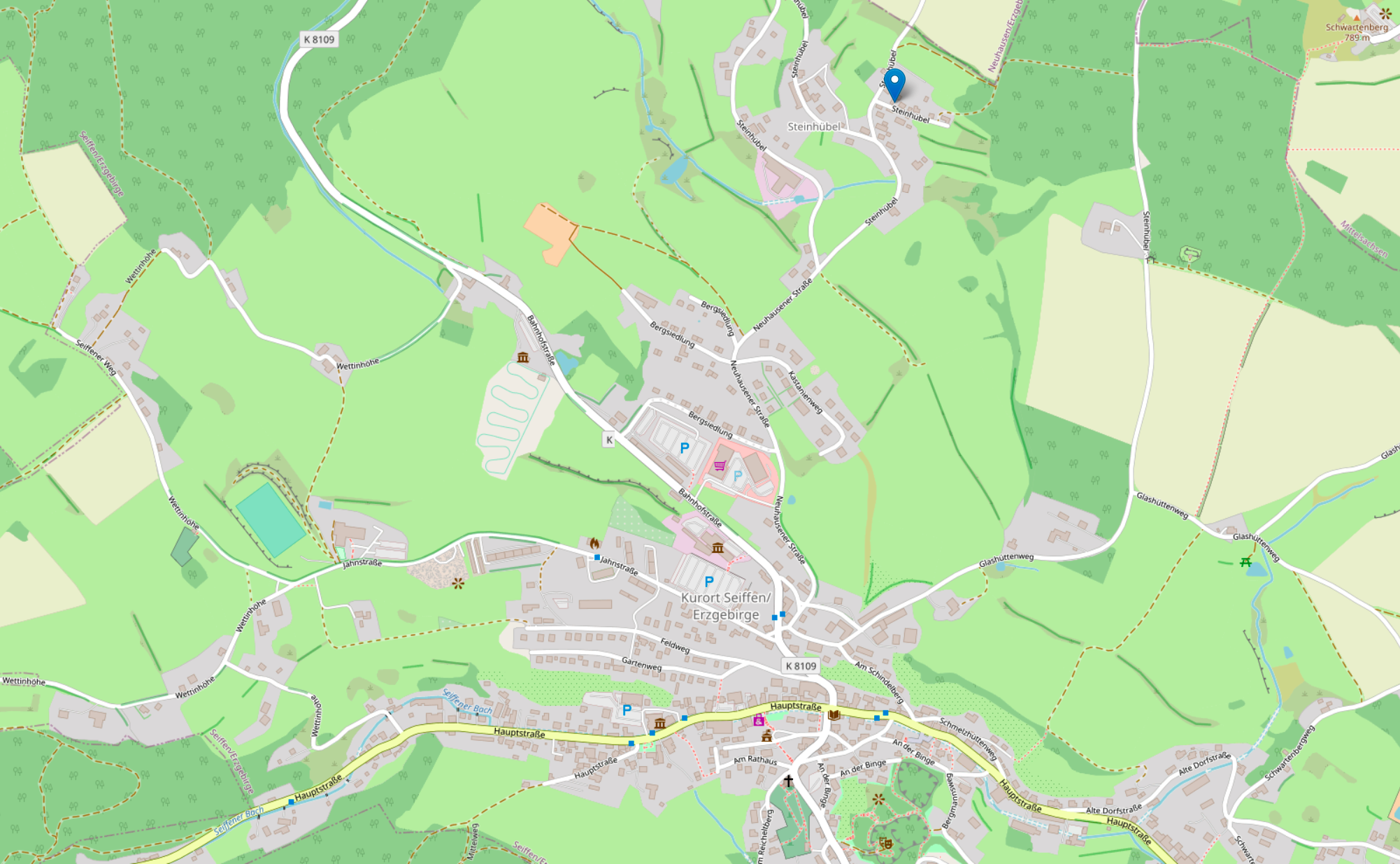 Seiffen FeWo Buschmann - Anfahrt